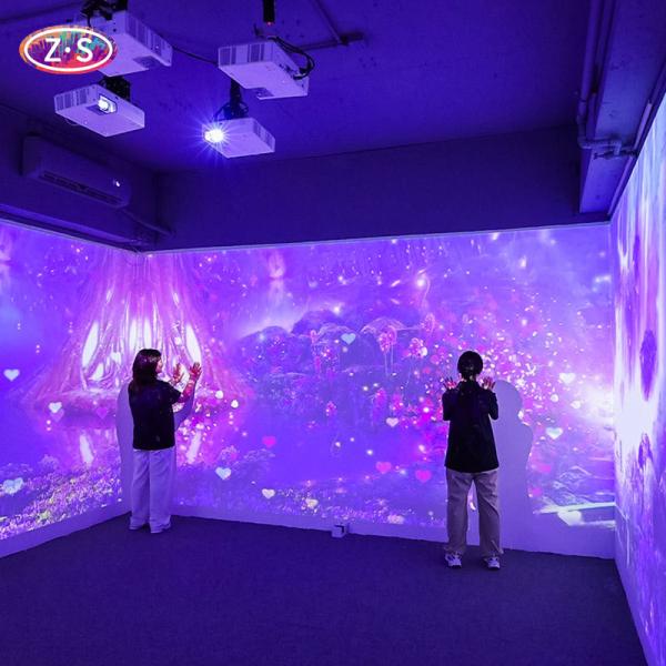 Quality 1080P Wall Floor Interactive Hologram Display Interactive Holographic Projection for sale