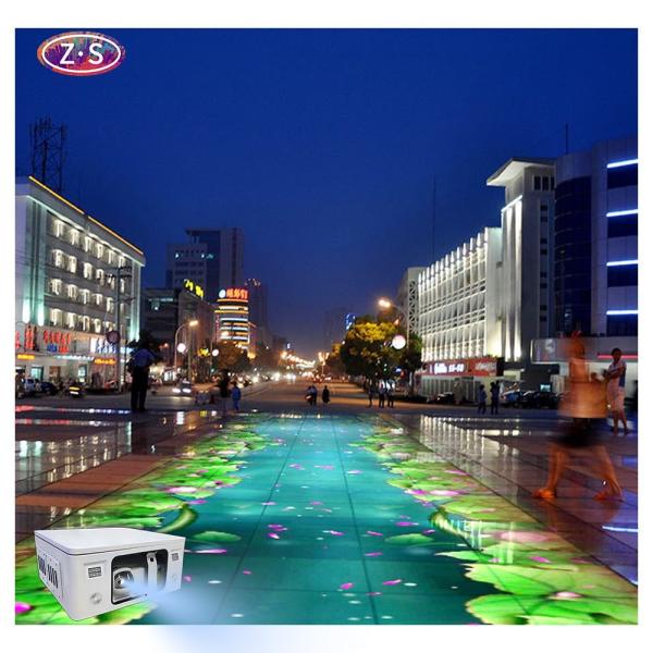 Quality 80 Scenes Floor Interactive Projection 1024*768 Ground Projector Games Immersive for sale