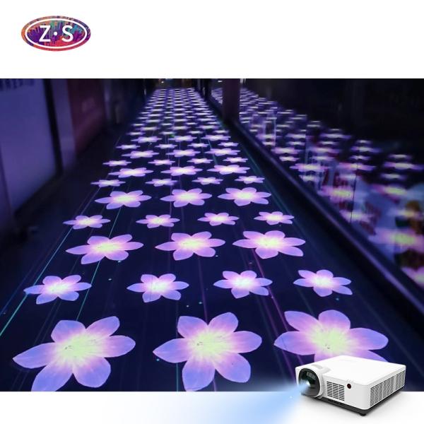 Quality 1024x768 Interactive Floor Projector Games LCD DLP Projection Games On Wall for sale