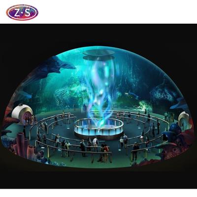 China 1920*1200 Immersive Dome Projection Screen 8000lm-12000lm Dome Movie Screen for sale