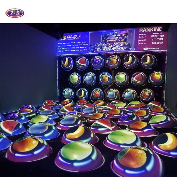 Quality Immersive Crazy Maths Game Jumping Ball Interactive Games DLP Display Technology for sale