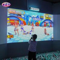 China Magic Interactive Wall Projection Games Dynamic Immersive Ball-throwing Display for sale