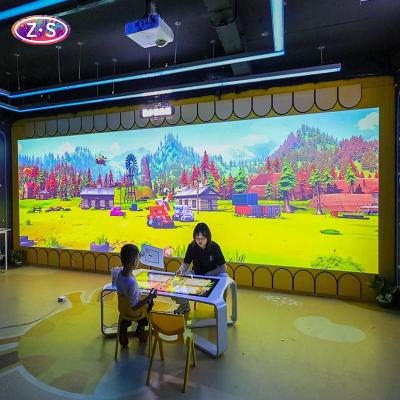 China 3LCD Immersive Interactive Wall Drawing Game Live Painting Edutainment Systems for sale