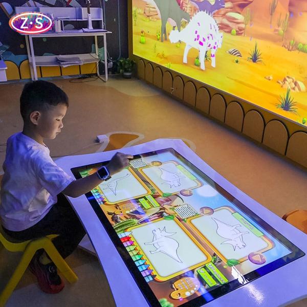 Quality Magic Painting Projection 3D Interactive Art Multi Channel Fusion For Exhibition for sale