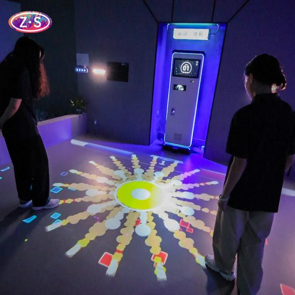 Quality Real Time Interactive Projection Plug And Play Mobile Interactive Floor Easy for sale