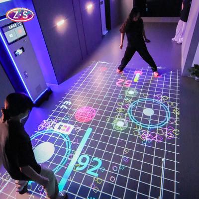 China Multi Scenario Mobile Interactive Floor Projection Game Various Applications for sale