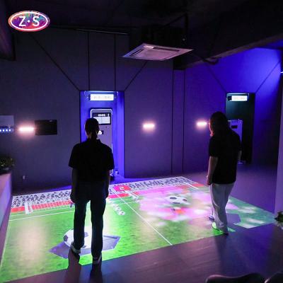 China Wireless Control All-in-one Mobile Interactive Floor Projection With Touch Screen for sale