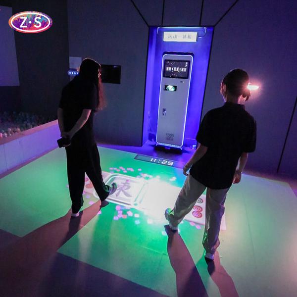 Quality Wireless Control All-in-one Mobile Interactive Floor Projection With Touch for sale