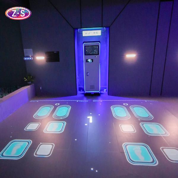 Quality 16M Radar Detection Mobile Interactive Floor Projection Wide Area Multiplayer for sale