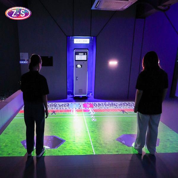 Quality High Resolution Mobile Interactive Floor Projection Game System 1200P Clarity for sale
