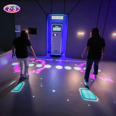 China Energy Efficient Mobile Interactive Floor Projection Game System Long Life Laser for sale