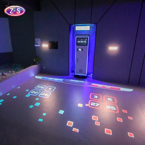Quality Energy Efficient Mobile Interactive Floor Projection Game System Long Life Laser for sale