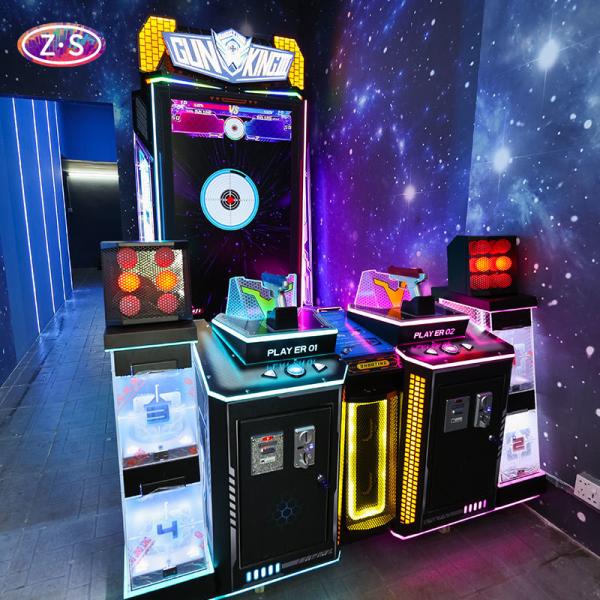 Quality Infrared Shooting Interactive Arcade Shooting Game Multi Game Challenge Modes for sale