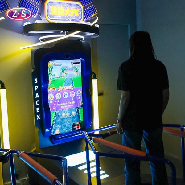 Quality All In One Structure Motion-Sensing Trampoline Game Plug And Play Installation for sale