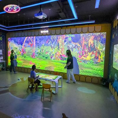 China Interactive Digital Painting Wall Game With LCD Touch Table For Shopping Centers for sale