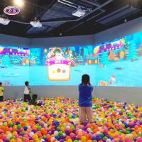 China Laser Short Throw Interactive Wall Projection Game with Multi Ball Smash Gameplay for sale