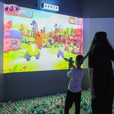 China Multi Point Interactive Wall Game All In One projection Solution Easy Setup for sale