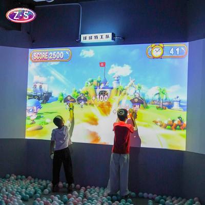 China Compact All In One Multi Point Interactive Wall Projector Game Simple Installation for sale