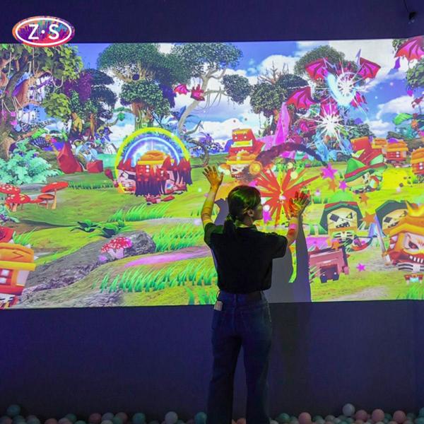Quality Commercial Interactive Display Immersive Large Screen Wall Projection Games  for sale