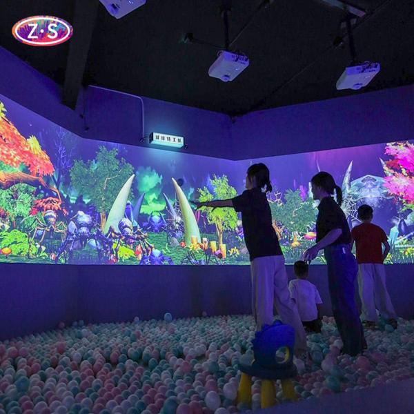 Quality Dynamic Motion Capture Immersive Large Screen Wall Projection games for Event Spaces for sale