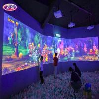 Quality High Brightness Immersive Large Screen Wall Projection Games for Malls for sale