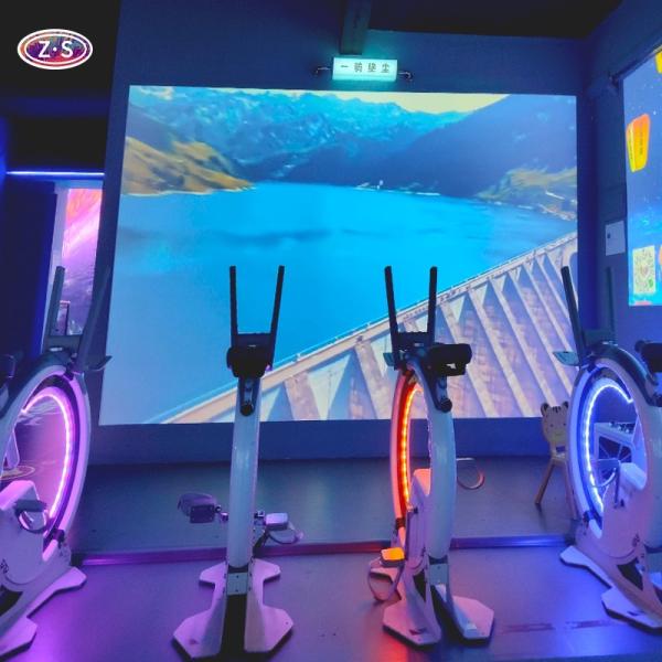 Quality Bicycle Interactive Projection Game AR Bike Race For Entertainment Center for sale