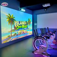 Quality Commercial Indoor Game Projection Solution AR Bike Race For Entertainment Venues for sale