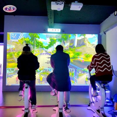 China Immersive Fitness Equipment AR Interactive Spin Bike Smart Indoor Cycling for sale