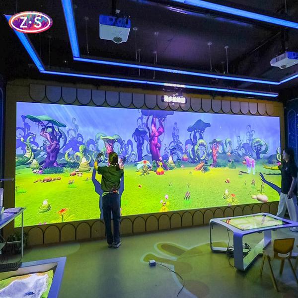 Quality Group Participation Games AR Alive Drawing Interactive Wall Projection Fun for sale