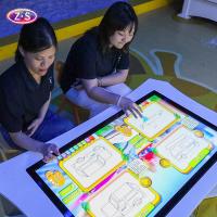 China Interactive Digital Drawing Experience Immersive Touchscreen Drawing Game for sale