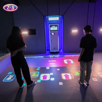 China Interactive Game Sports Simulation Coin Operated Active Play Floor Projector for sale