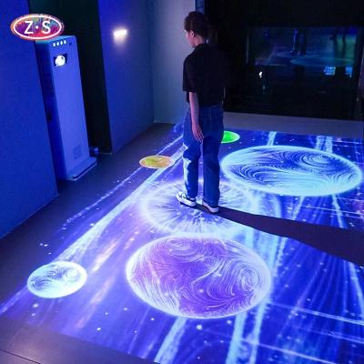 China All In One System Interactive Floor Projector 80 Scenes Portable Plug And Play for sale