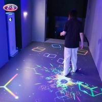 China Retail Marketing Solution Interactive Floor Projector With Immersive Games for sale