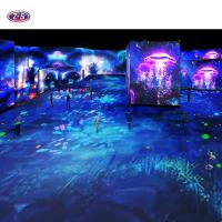 China Multi Channel Seamless Projection Fusion Immersive Interactive Projection Solution for sale