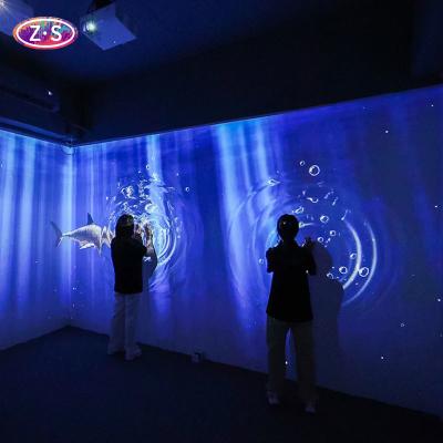 China Multi Channel Fusion Immersive Floor Wall Projection Motion Sensors for Aquariums for sale