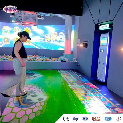 China Interactive Learning Playground Compact Motion Sensing Floor Games Solution for sale