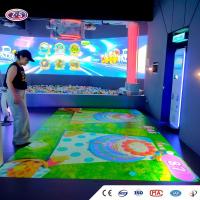 China High Sensitivity Mobile interactive floor projector Supporting Two Player Battles for sale