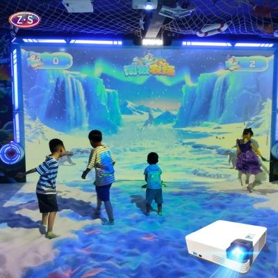 China AR Joyful Sand Beach Projection Game Fish Encyclopedia For Knowledge Discovery for sale