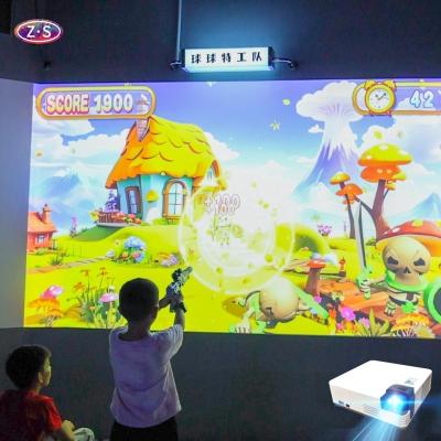 China One-Piece Design Throw Ball Projection Game Pirate Ship Adventure For Urban Parks for sale