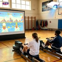 China Multiplayer Racing Interactive Rowing System for Family Entertainment Centers for sale