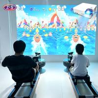 China Theme Park Interactive Rowing Attraction for Immersive Water Racing Adventures for sale