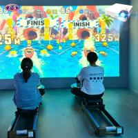China Multiplayer Racing Interactive Rowing System for Family Entertainment Centers for sale