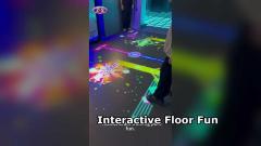 Interactive Playground System Compact Interactive Floor Projection