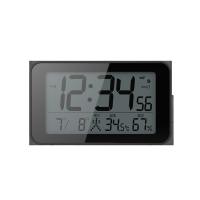 China Digital Motivity Wireless Sensor Thermometer Hygrometer Alarm Clock 14.2x8.4cm ABS with RCC Time Sync for sale