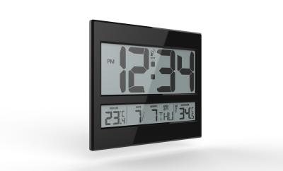 China 2 X AAA Battery Digital Atomic Clock LUMINOVA Jumbo Atomic Wall Clock for sale