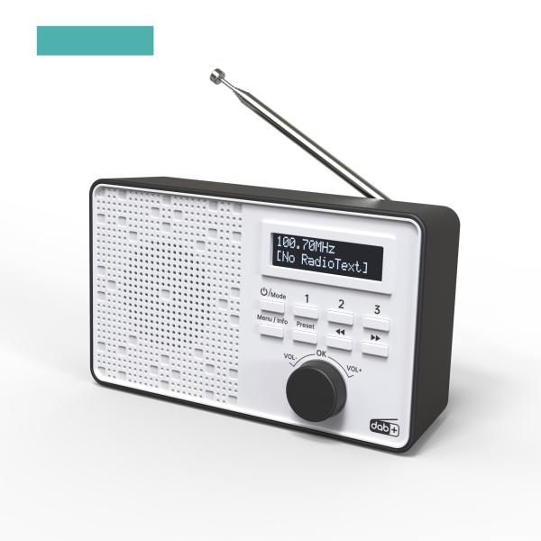 Quality At A Loss Built-In Speaker Digital DAB Radio Portable alarm Clock DAB+ Radio with mono color display for sale
