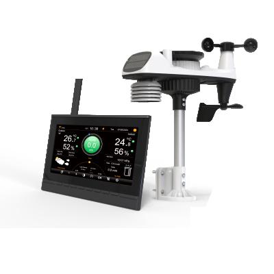 China 7 in 1 Wifi Professional Weather Station with TFT HD Display for sale