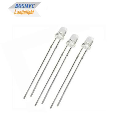 China Anti-statische 3mm door gat LED-diode 20mA waterdichte lens voor buitenverlichting for sale