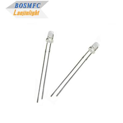 China 1050nm F3 LED de infravermelho distante Dissipação de calor, detector de reflexão 3mm IR LED à venda