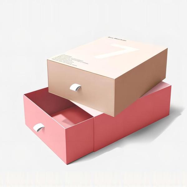Quality Luxury Custom Printed Logo Cardboard Paper Rigid Pull out Sleeve Sliding Rigid Drawer Gift Box Packaging with Sponge Insert for sale